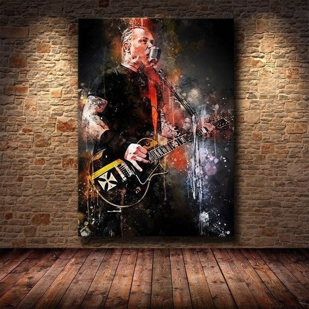 Pop Art Rock Canvas Star Prints of Famous Music Icons for Modern Home ...
