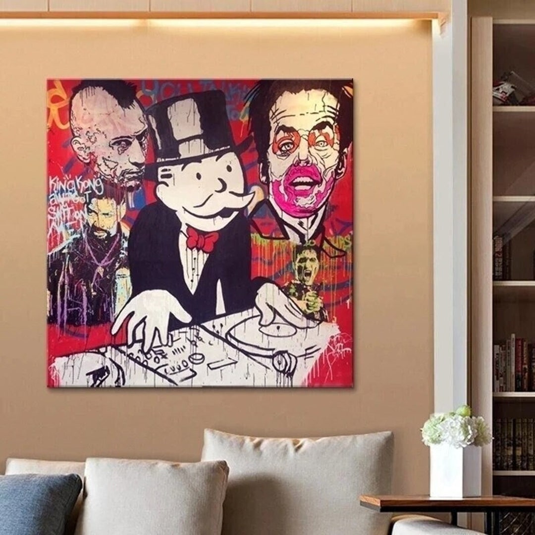 Alec Monopoly Art Iconic Graffiti and Money Inspired Artwork by Popular ...