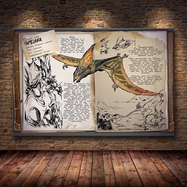 Ark Survival Evolved Poster Game Poster for Fans of Ark Survival Game ...