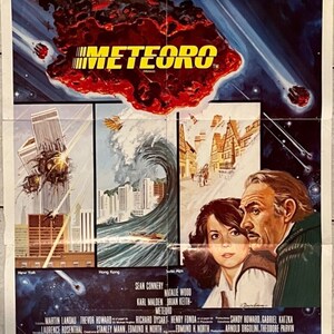 METEORO (sean Connery-natalie Wood) (1979) Original Cinema Movie Quad ...