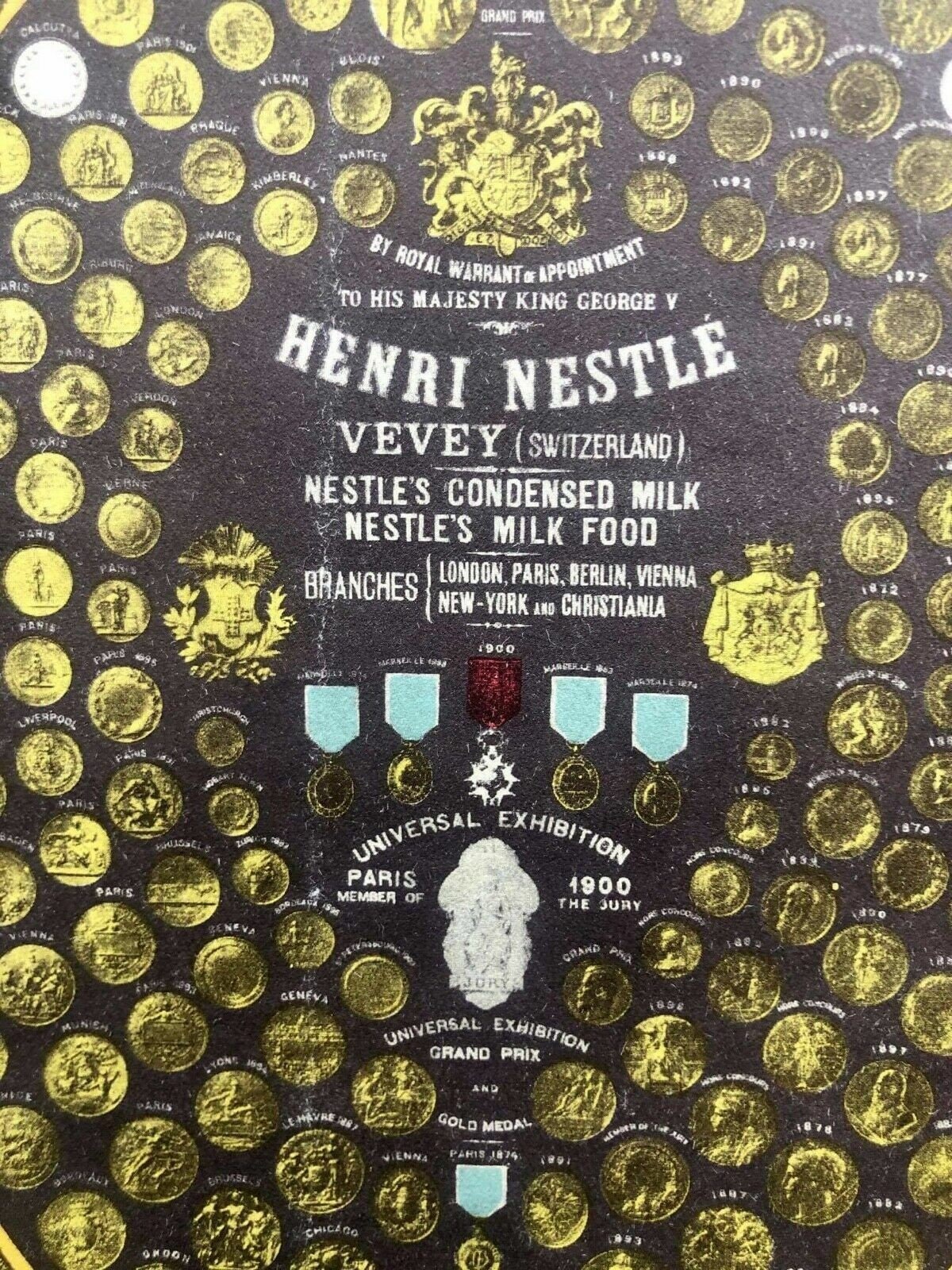 Nestle & Anglo Swiss Condensed Milk Co, Litho Adv. LA LAITIERE Valse ...