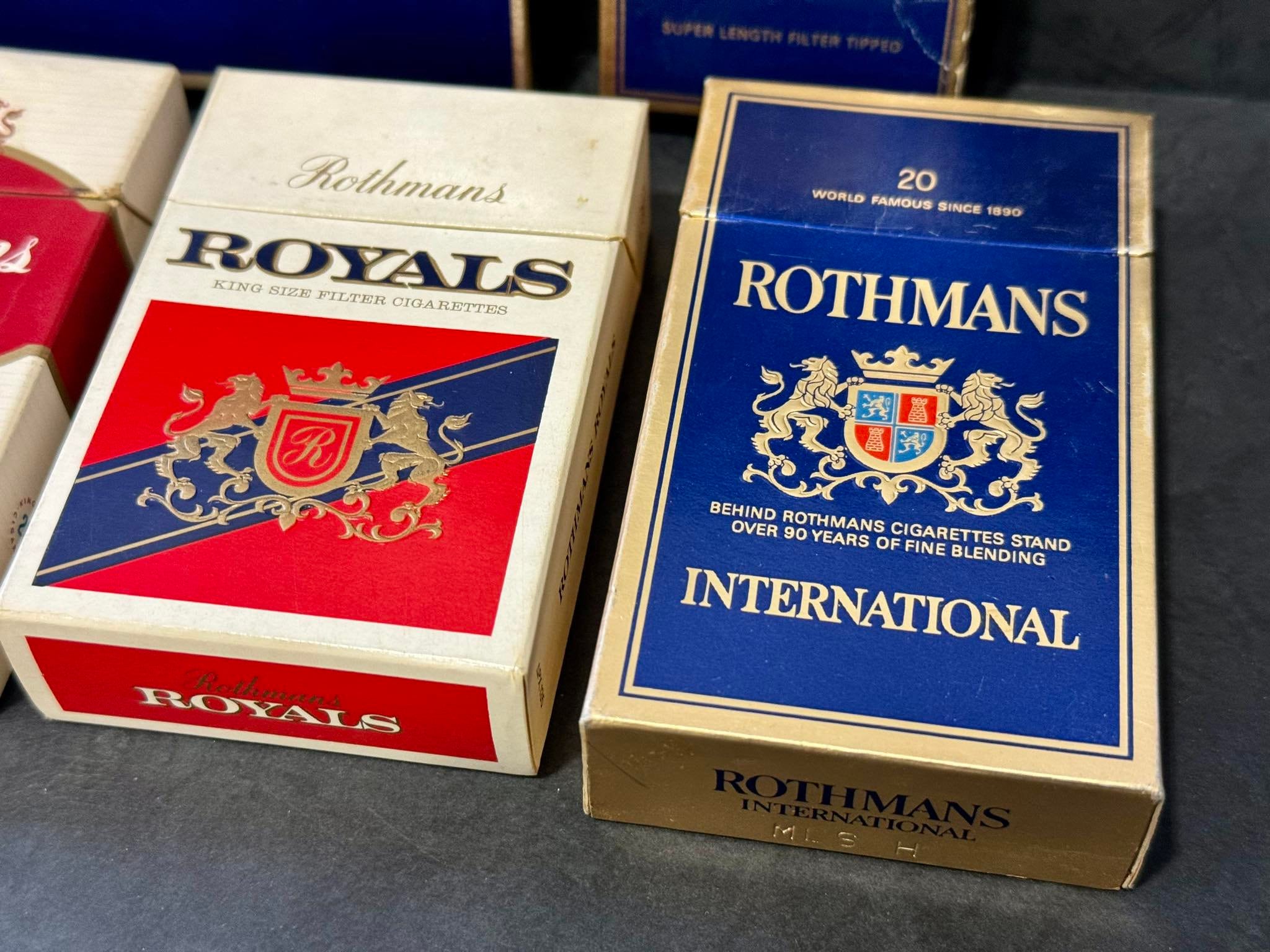 Vintage ROTHMANS Cigarettes lot of 7, Empty Packets for Collection - Etsy