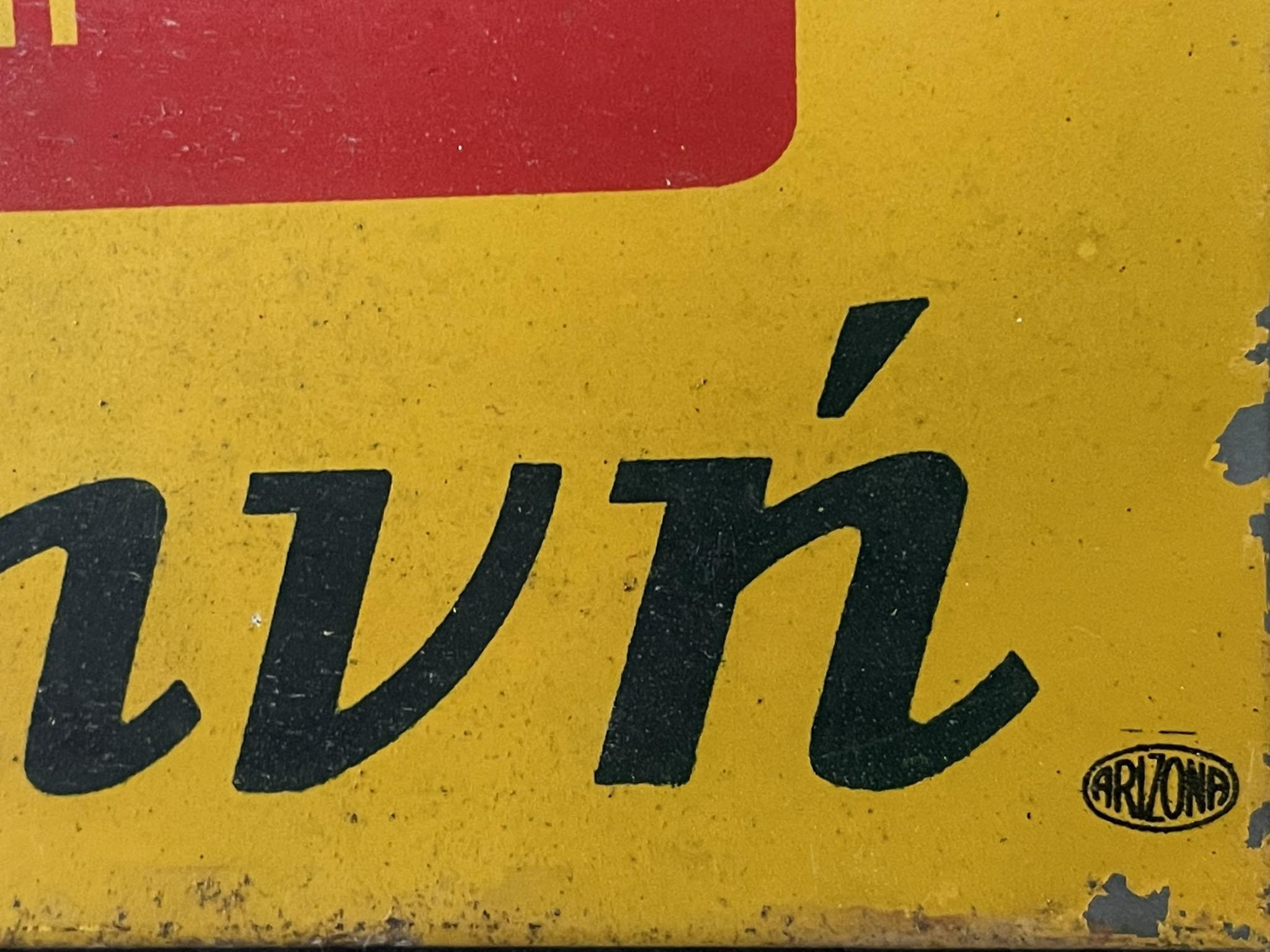 Vintage Original Greek Tin Metal Advertising Sign REX RAZORS 1960s - Etsy