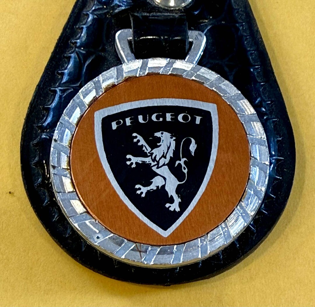 Vintage PEUGEOT Key Ring Keychain 70's (NOS) New Old Stock - Etsy