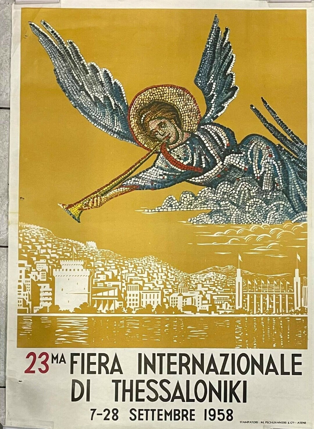 Greece 23rd Thessaloniki International Exhibition Original Litho Poster ...