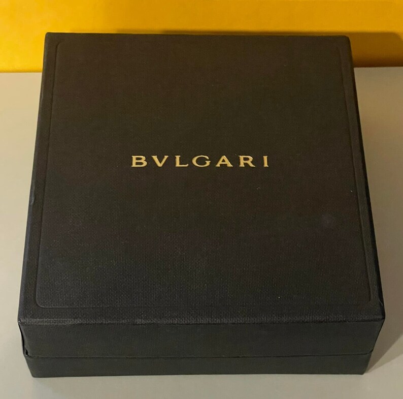 BVLGARI Jewelry Box Empty Gift Leather Wooden Box With Outer Carton Box ...