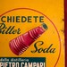Vintage CAMPARI Tin Metal Sign CHIEDETE BITTER Soda Pietro Campari ...