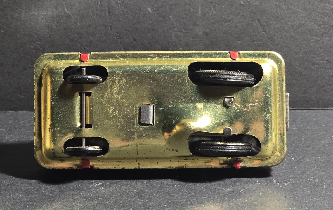 Vintage Tin-plate Toy Fire Engine Made in Western Germany - Etsy