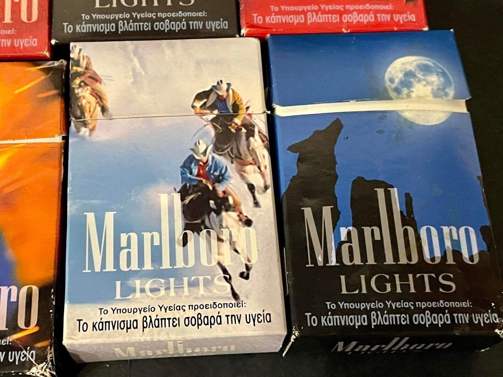 Vintage MARLBORO Cigarettes Lot of 8 Empty Special Edition Packets for ...