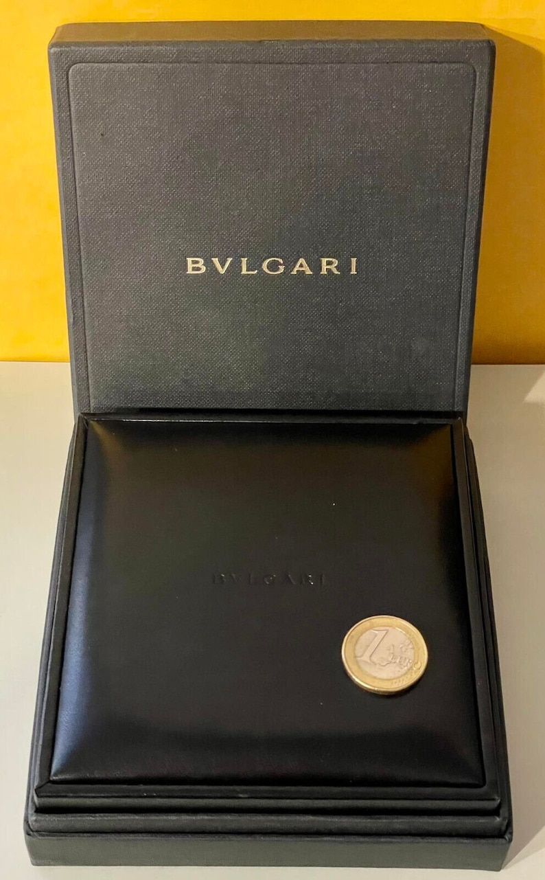 BVLGARI Jewelry Box Empty Gift Leather Wooden Box With Outer Carton Box ...