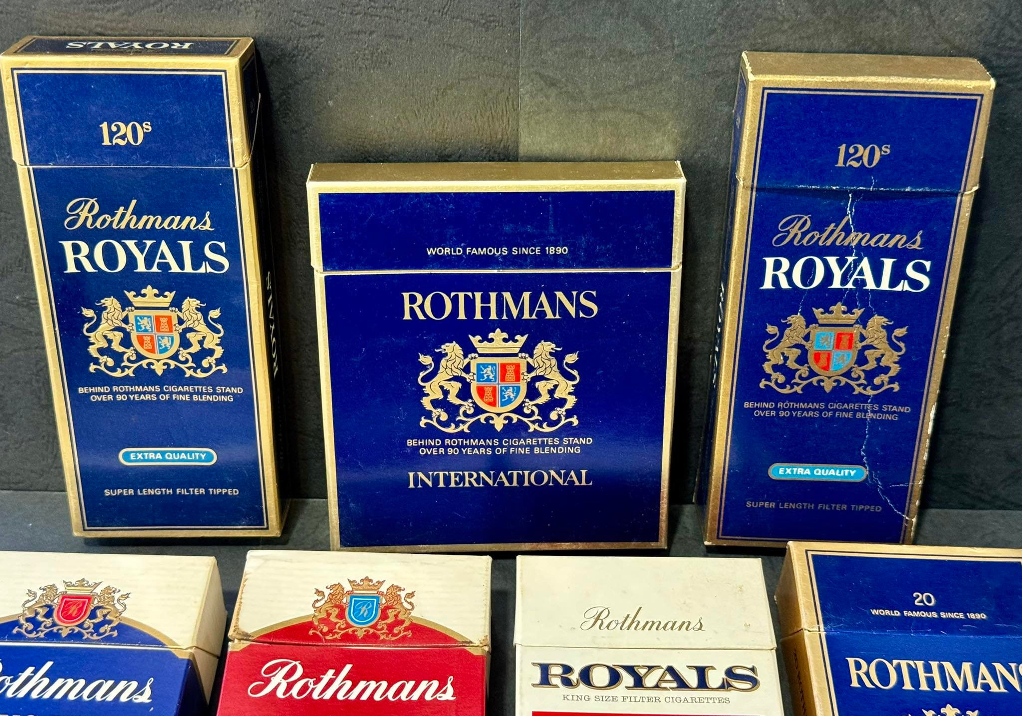 Vintage ROTHMANS Cigarettes lot of 7, Empty Packets for Collection - Etsy