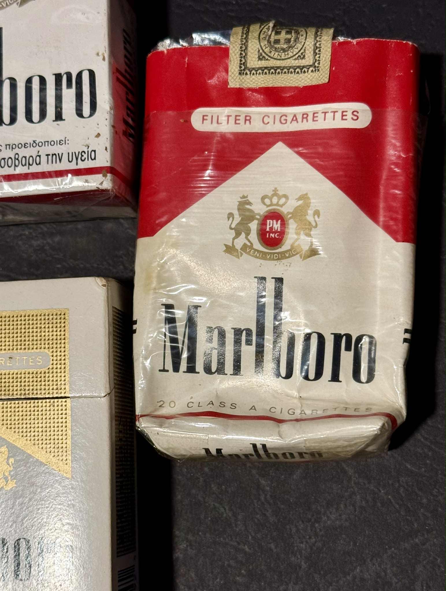 Vintage MARLBORO Cigarettes Lot of 5 Empty Packets for Collection - Etsy
