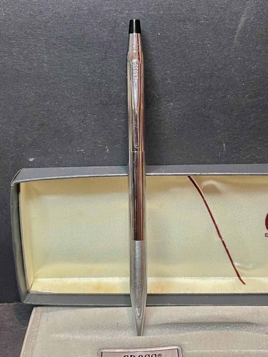 Vintage CROSS Classic Century Chrome Ballpoint Pen, Made in USA, in Box ...