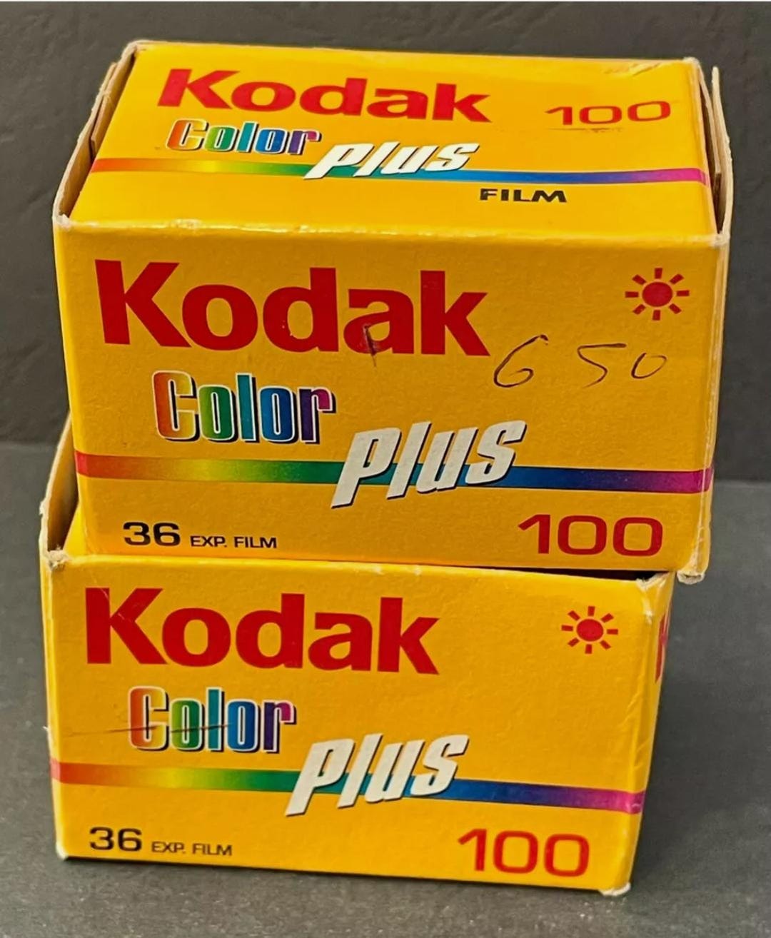 KODAK COLOR PLUS 100 Asa 36 Exp 35mm Lot of 2 Color Film Unopened ...
