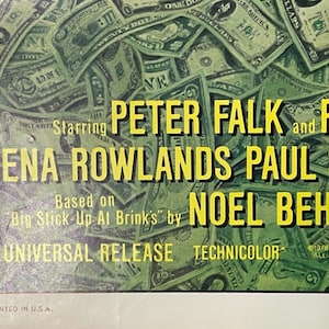 THE BRINK’S JOB (1978) Peter Falk, Boyle Original Movie One Sheet ...