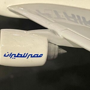 EGYPT AIR Boeing-777 Passenger Airplane Model 31cm Plane Metal & Wood ...