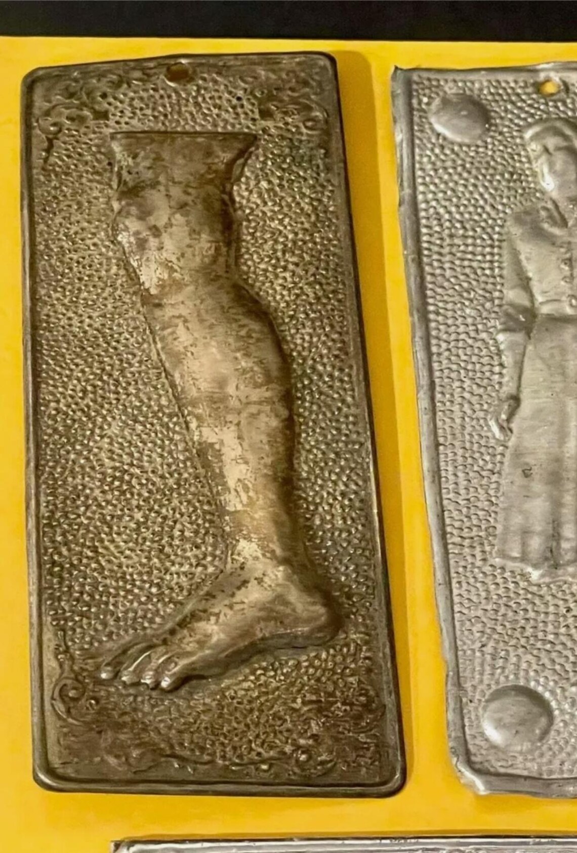 Antique Greek TAMATA TAMA Ex VOTO Lot of 3 Different Orthodox ...