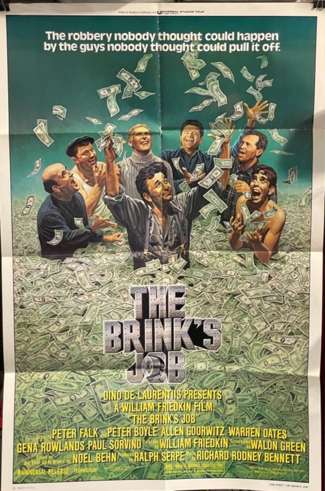 THE BRINK’S JOB (1978) Peter Falk, Boyle Original Movie One Sheet ...