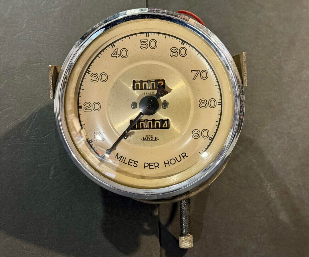 Vintage Original JAEGER SS420 date 1949 Speedometer British JAEGER ...