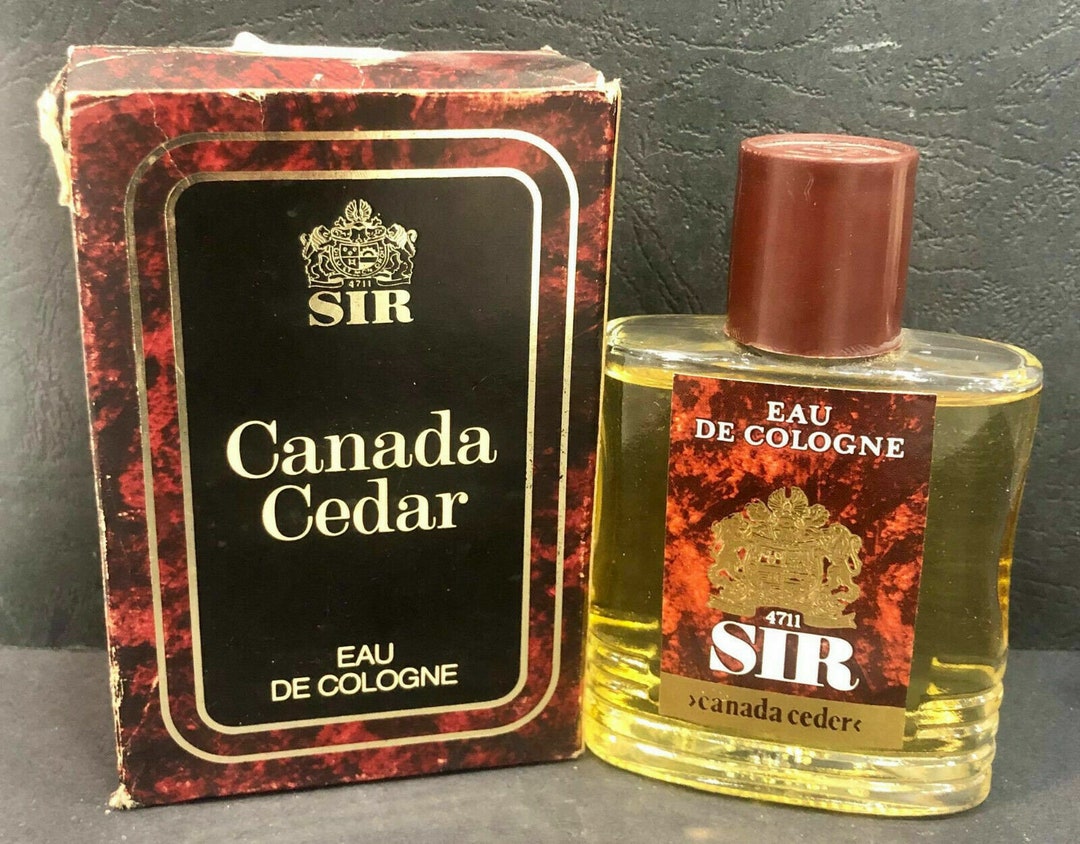 Vintage Eau De Cologne CANADA CEDAR by SIR 4711, 50cc, Old Formula ...