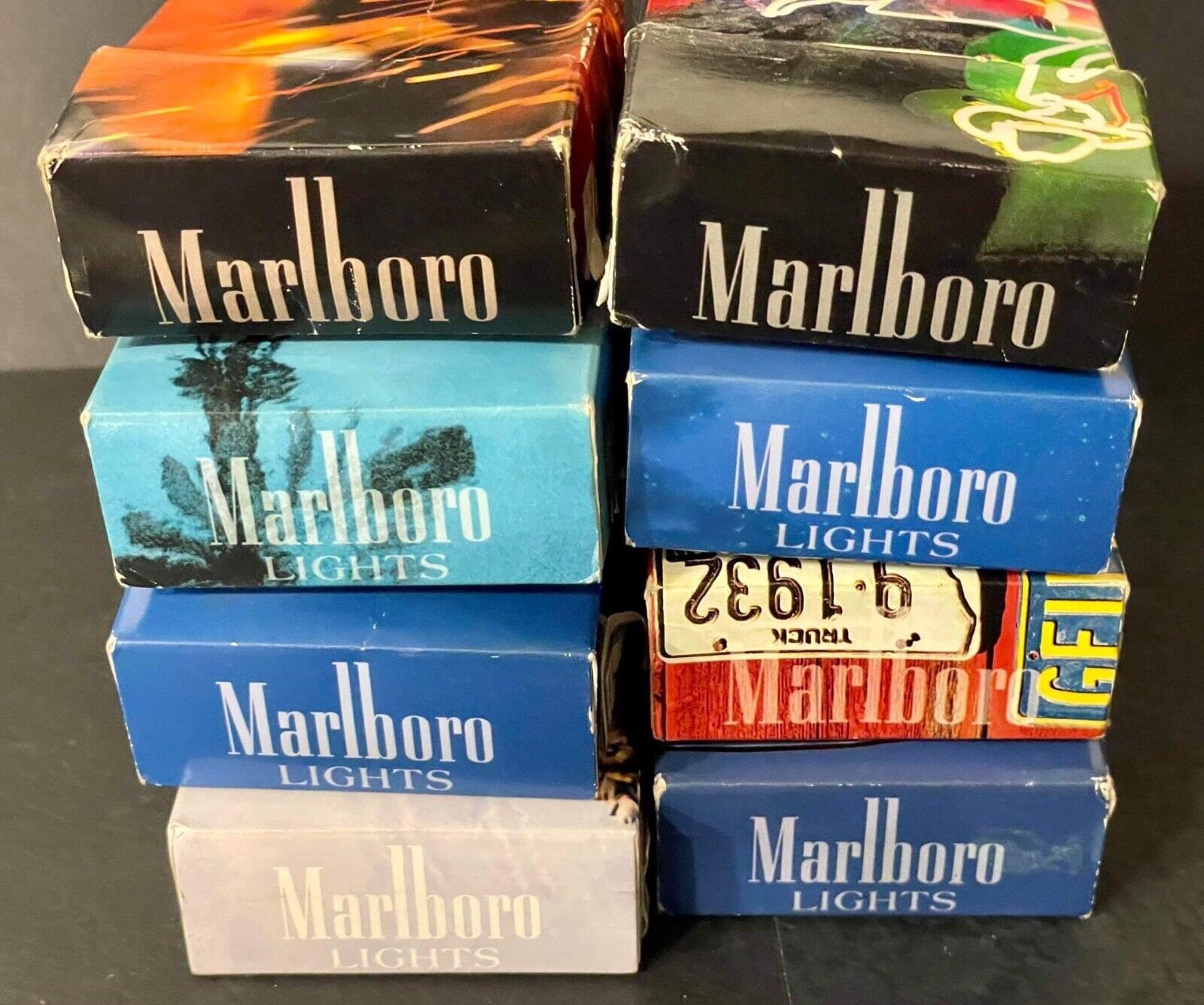 Vintage MARLBORO Cigarettes Lot of 8 Empty Special Edition Packets for ...