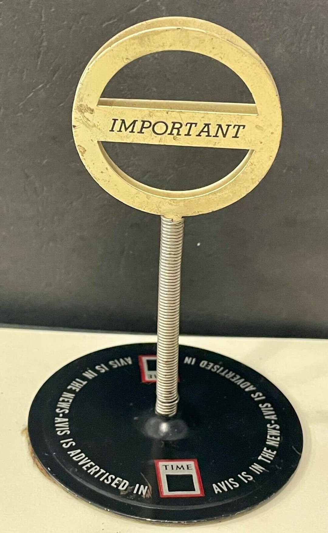 Vintage AVIS & TIME Magazine Store Display Brochure Stand 60's - Etsy