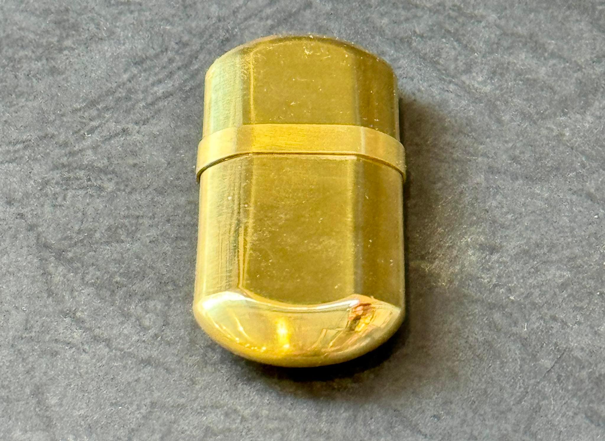 Vintage BRASS No 5 Trench Petrol Cigarette Lighter, Unused With New ...
