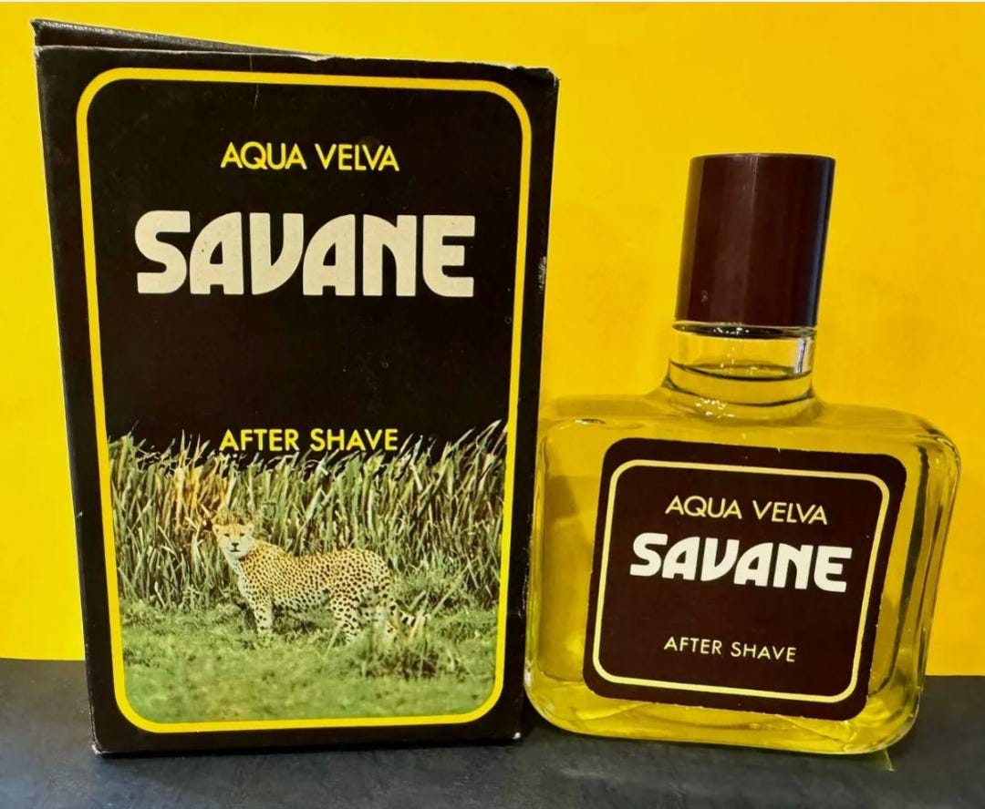 Vintage After Shave AQUA VELVA SAVANE by Williams 70’s, 120ml-4 Fl Oz ...
