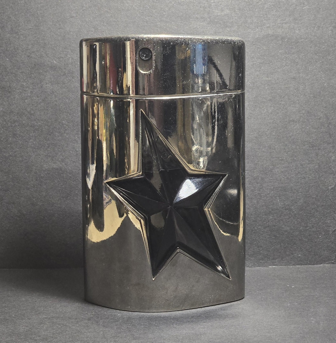 Thierry Mugler Angel Men Silver Limited Edition 100ml Refillable Flask ...