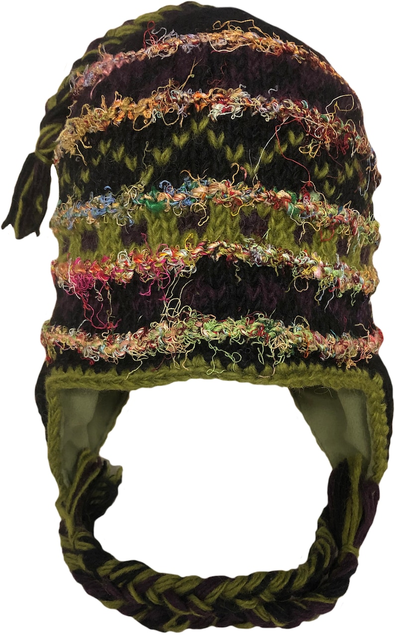 Ribbed - Sherpa Hats With Ear Flaps - Etsy