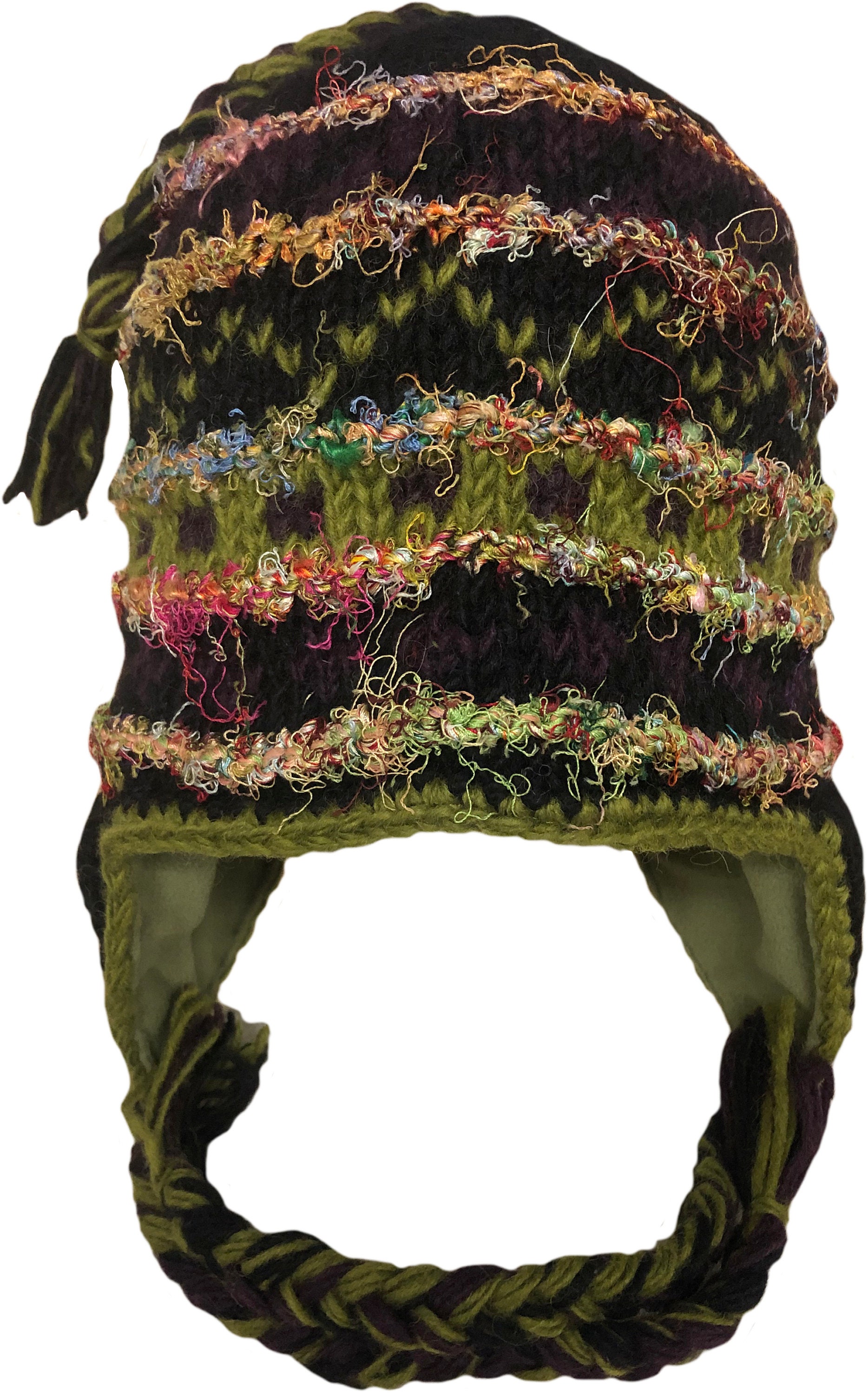 Ribbed - Sherpa Hats With Ear Flaps - Etsy