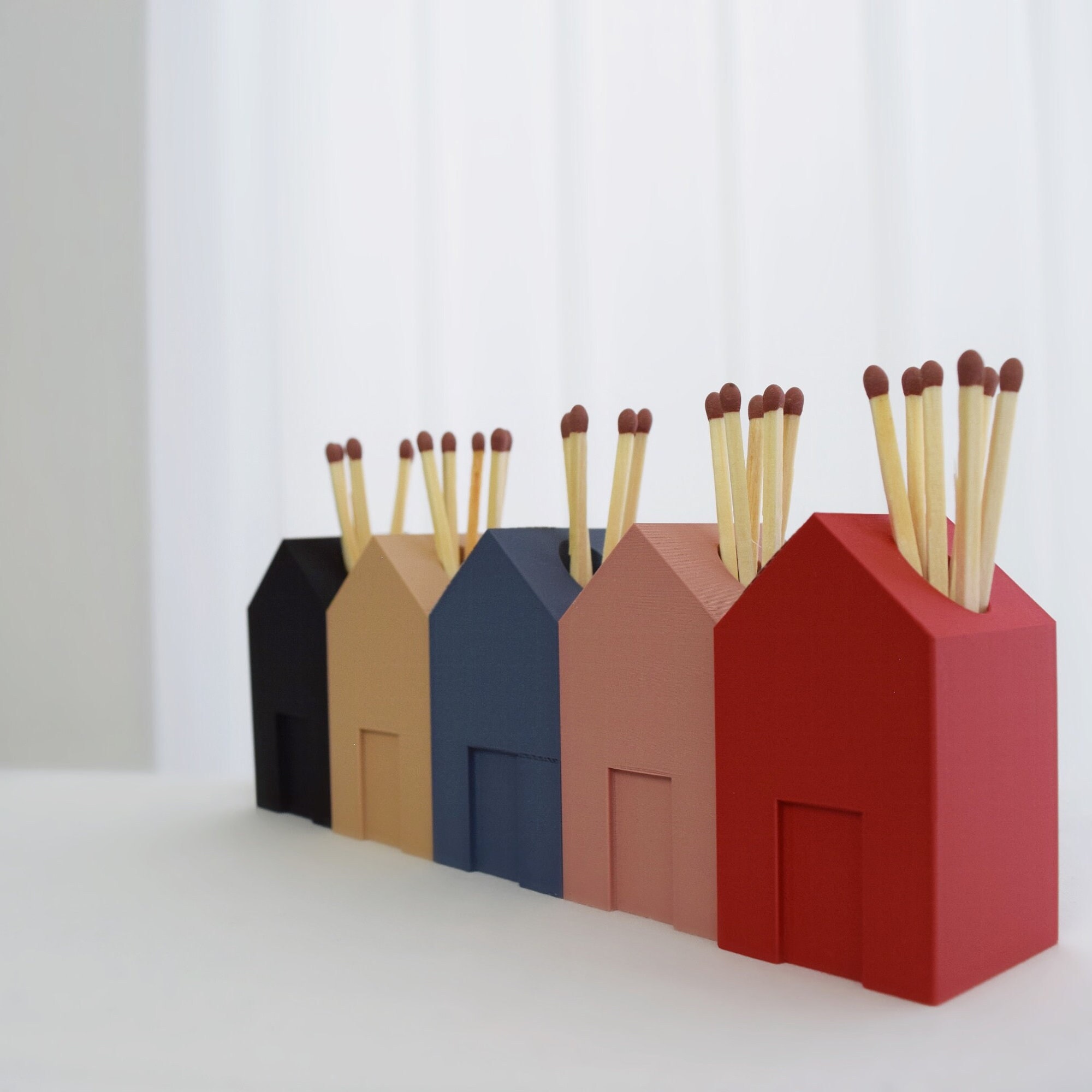 Match Stricker Match Holder House Minimalist Strike Anywhere 3D Printed ...