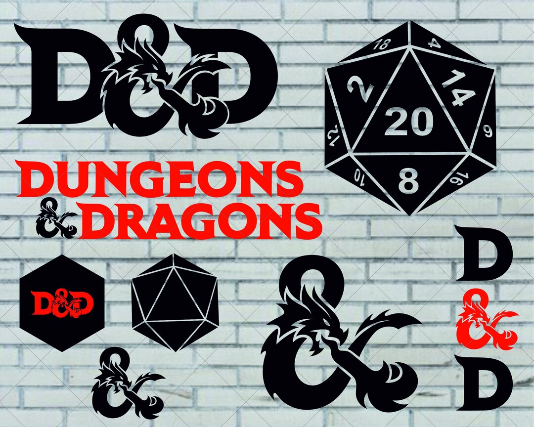 D&D Svg Dungeons and Dragons Svg Dnd Svg D20 Clipart - Etsy New Zealand