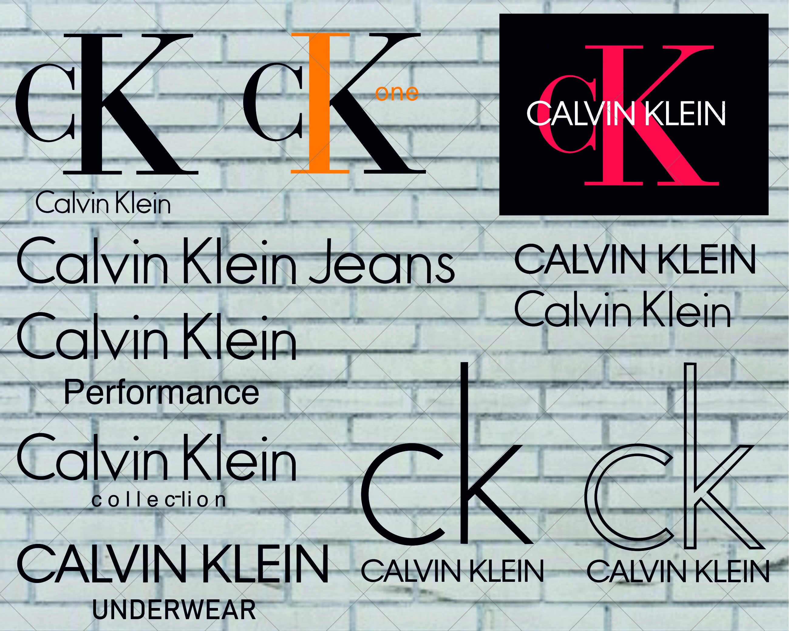 Fashion Brands Svg Calvin Klein Svg Bundle Calvin - Etsy UK