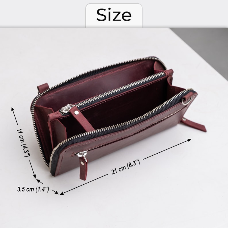 Leather Phone Wallet Crossbody Leather Iphone Wallet Leather - Etsy