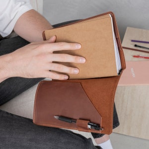 Leather Travelers Notebook Cover A5, Travelers Notebook Cover Leather ...