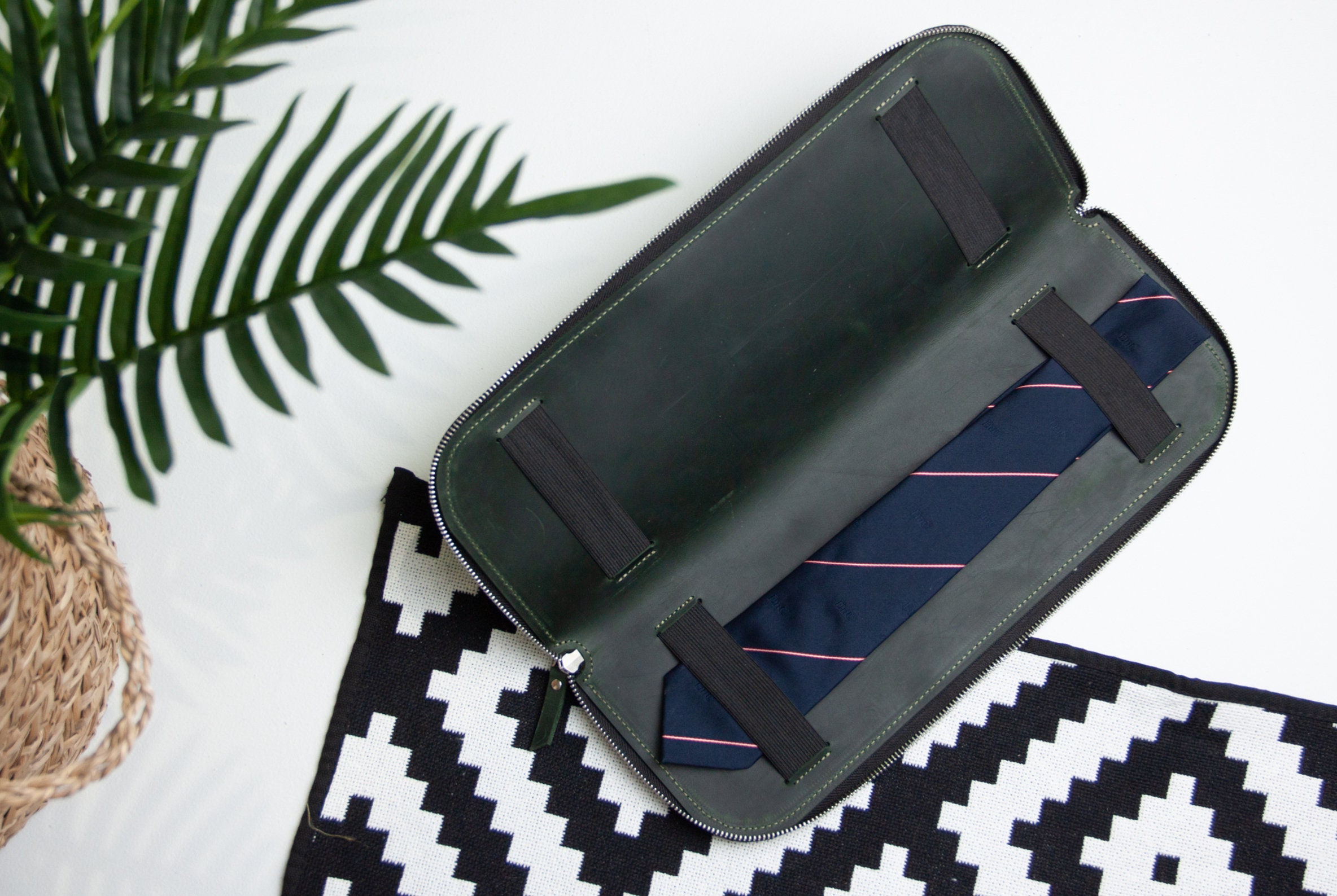Personalized Tie Case,travel Tie Case,necktie Travel Case,mens Tie Case ...