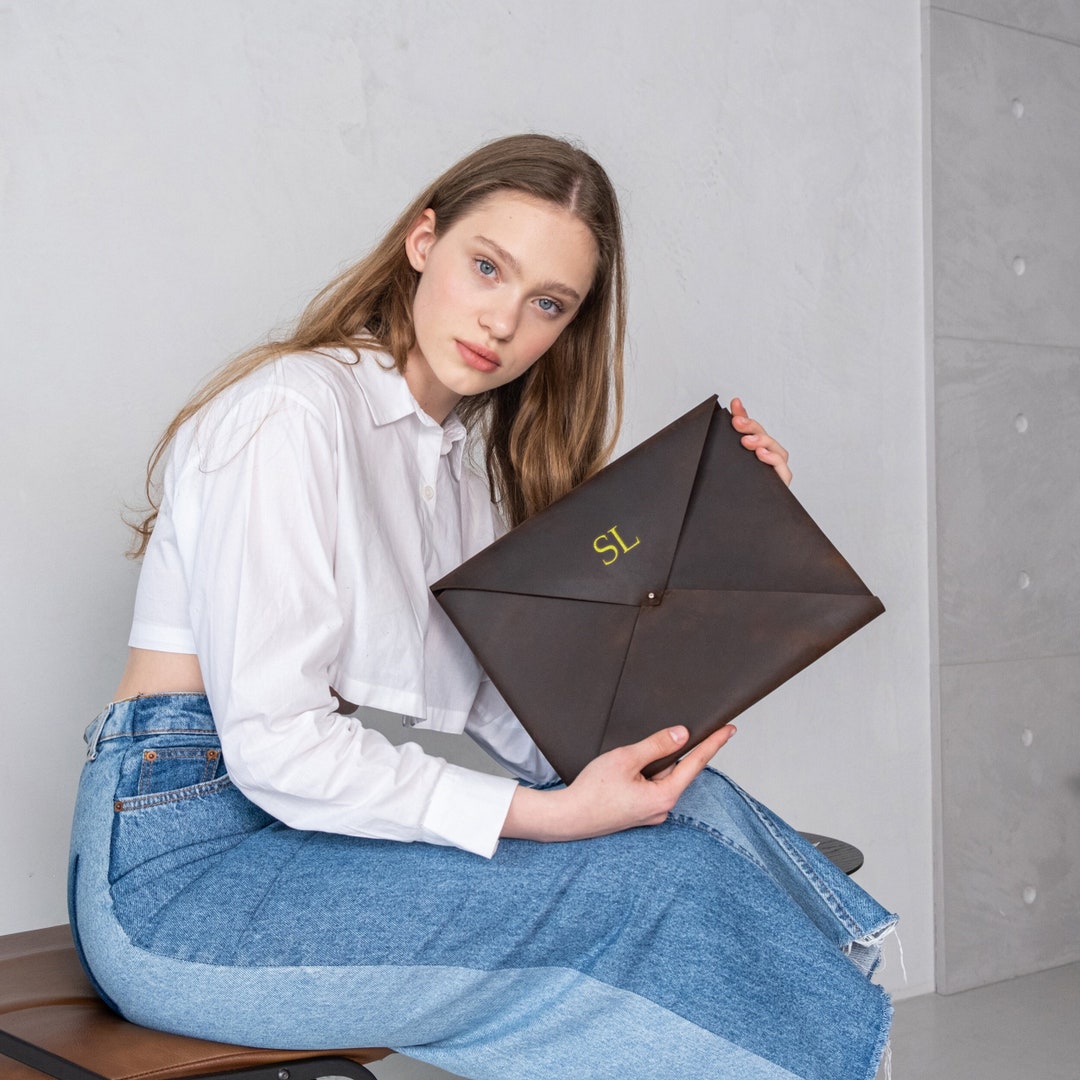 Leather Envelope Folder, Leather Envelope A5, Custom Folders With Logo ...