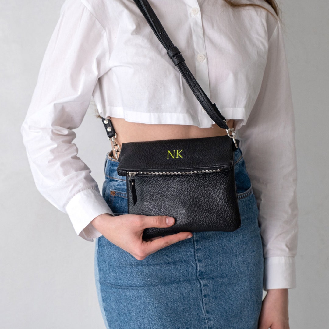 Leather Small Crossbody Bags for Women, Personalized Small Bag With ...