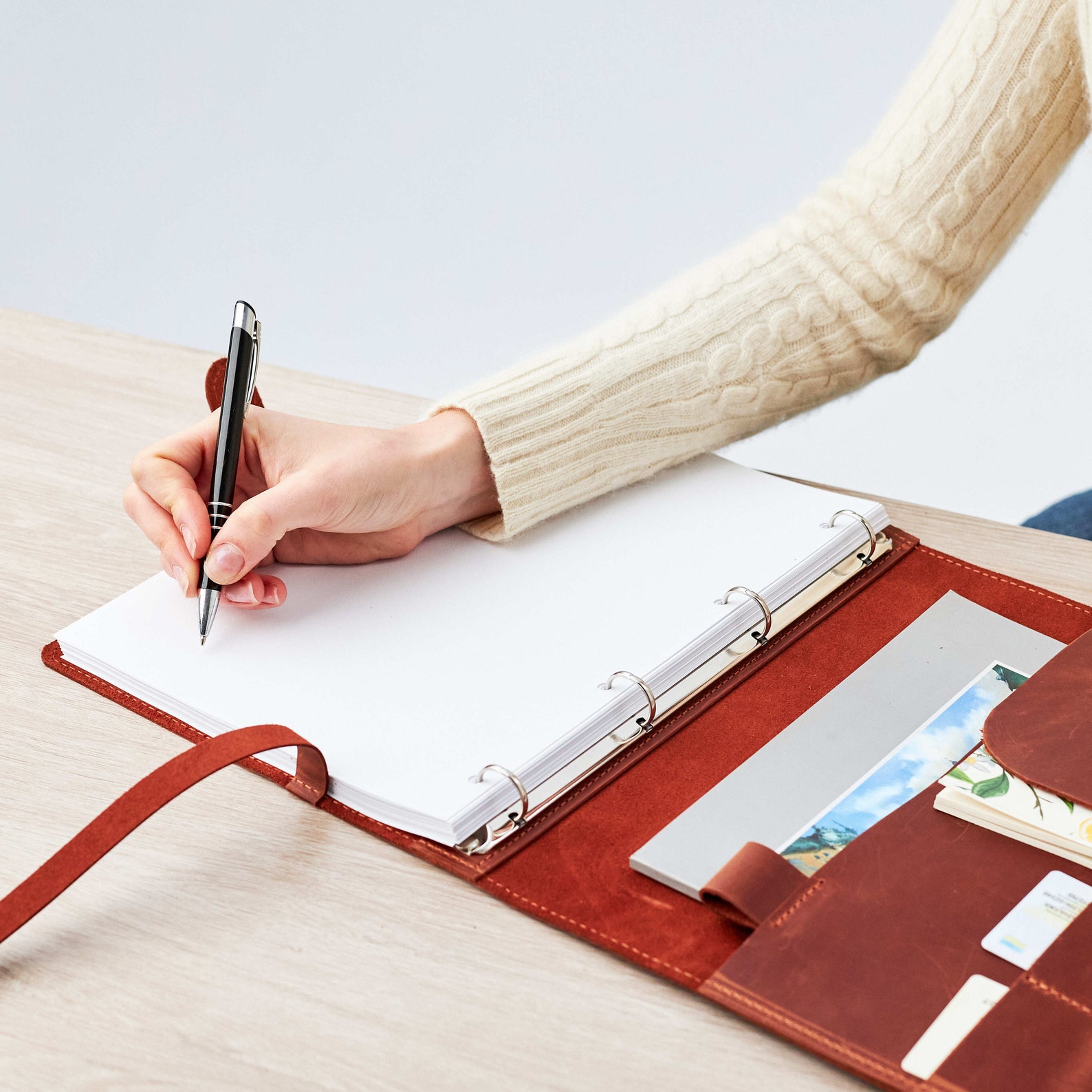 Custom Binder Covera4 Binder Leather3 Ring Binder - Etsy