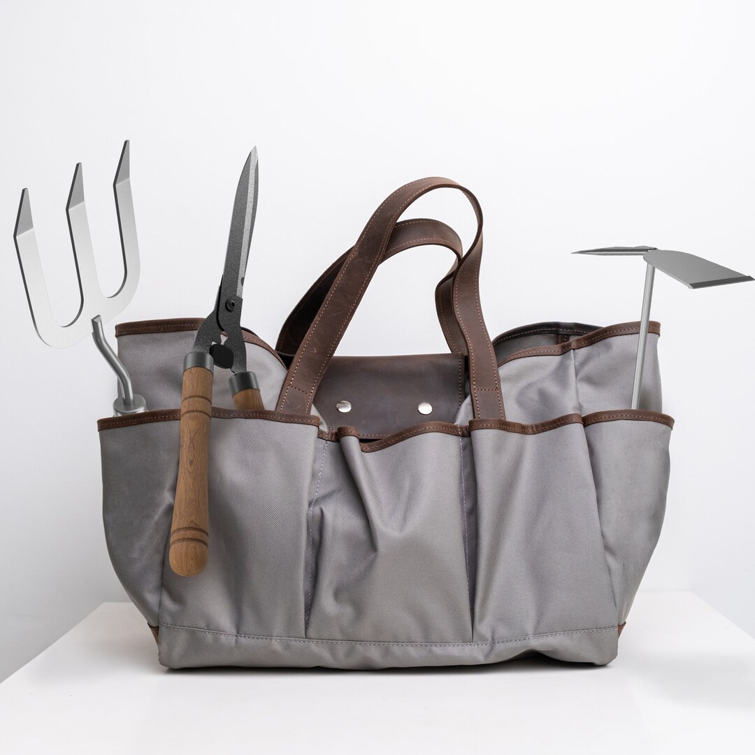 Canvas Garden Tote, Canvas Garden Bag, Custom Garden Bags, Garden Tool ...