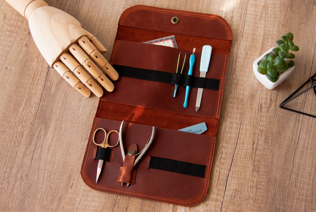 Custom Manicure Case,manicure Kit Bag,leather Scissors Case,manicure ...