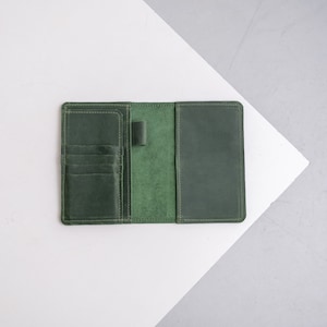 Leather Notebook Cover A6, Small Notebook Cover, Leather Field Notes ...