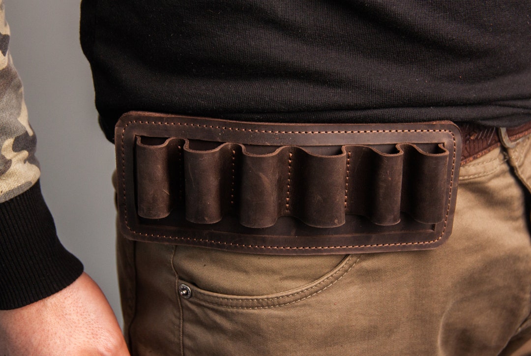 Handmade Leather Cartridge Belt,belt Slide Cartridge Carrier,leather ...