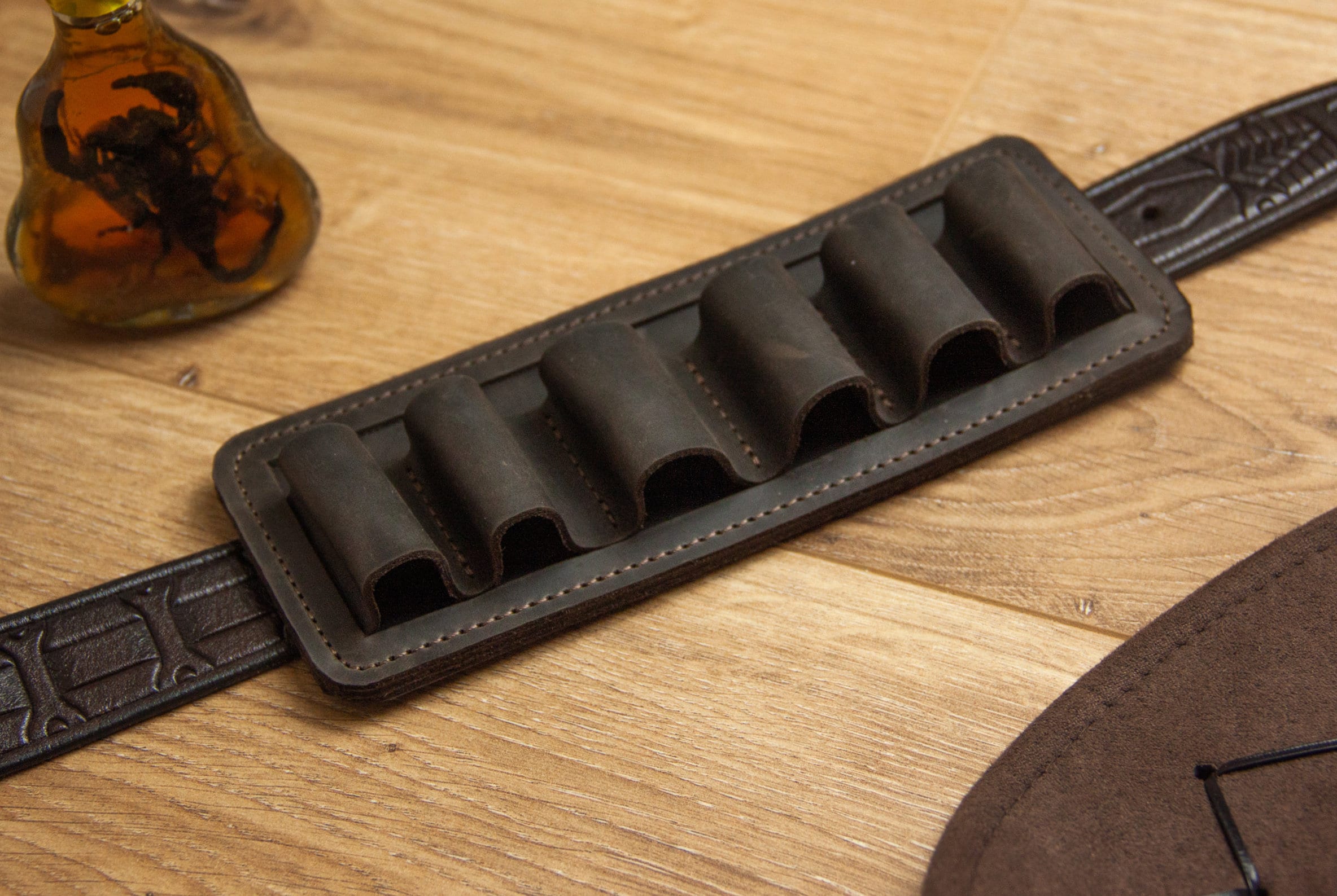 Handmade Leather Cartridge Belt,belt Slide Cartridge Carrier,leather ...