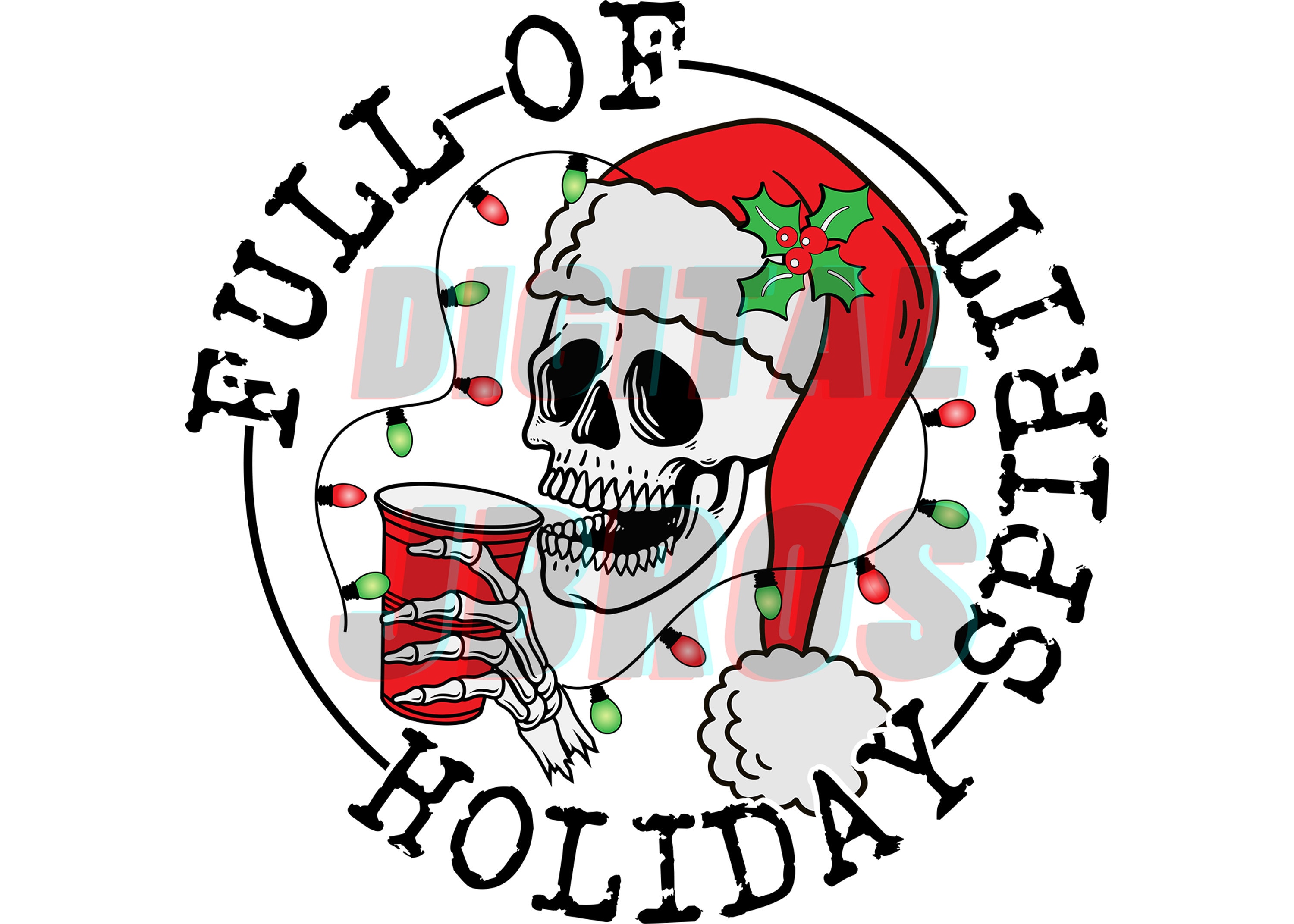 Full of Holiday Spirit Christmas - Etsy