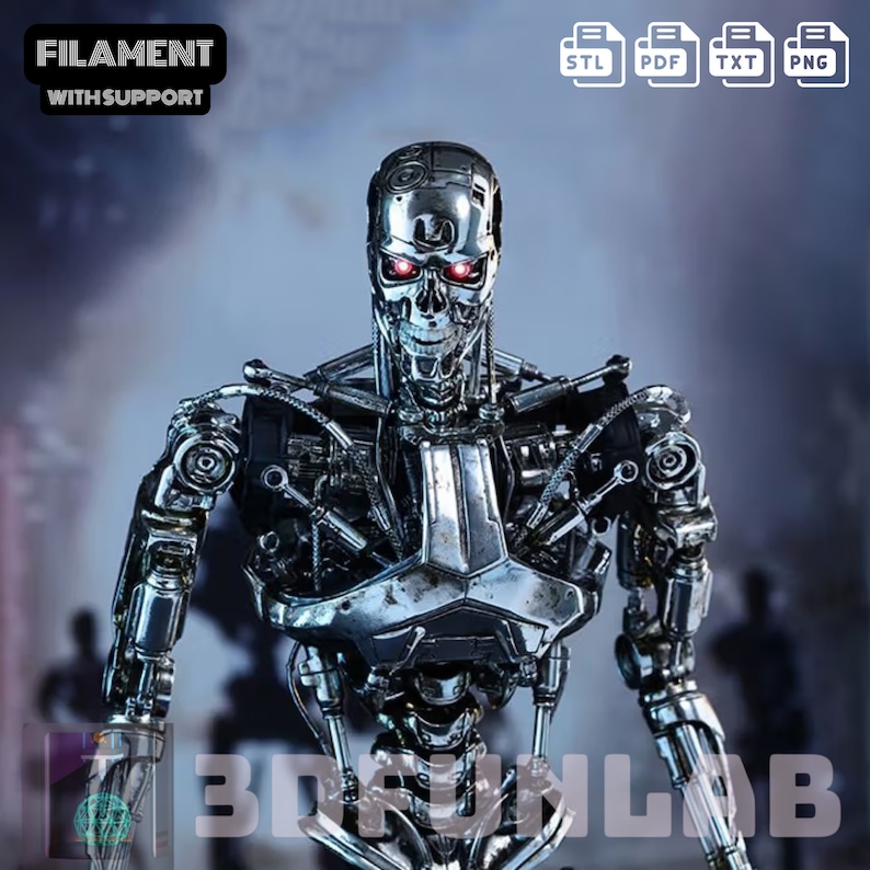 Terminator T800 Genisys Endoskeleton, Real Details, Life Size, Assembly ...