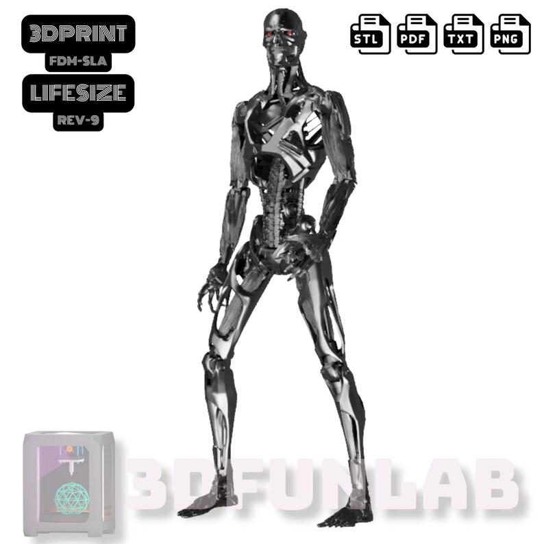 Terminator Rev-9 Endoskeleton, Real Details, Life Size, Assembly ...
