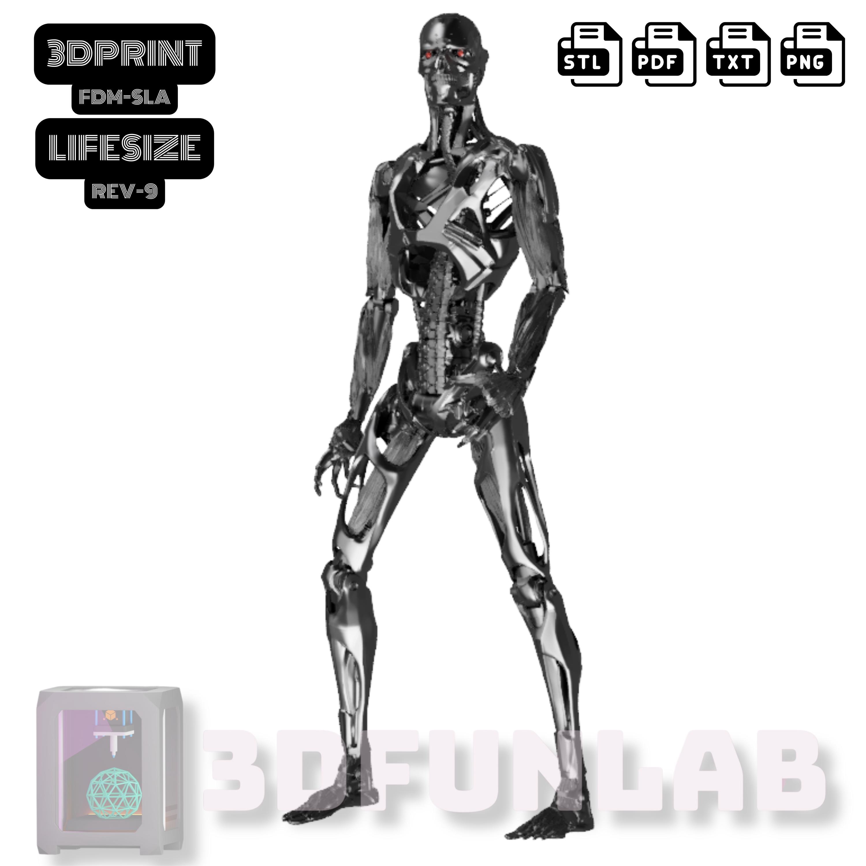 Terminator Rev-9 Endoskeleton, Real Details, Life Size, Assembly ...