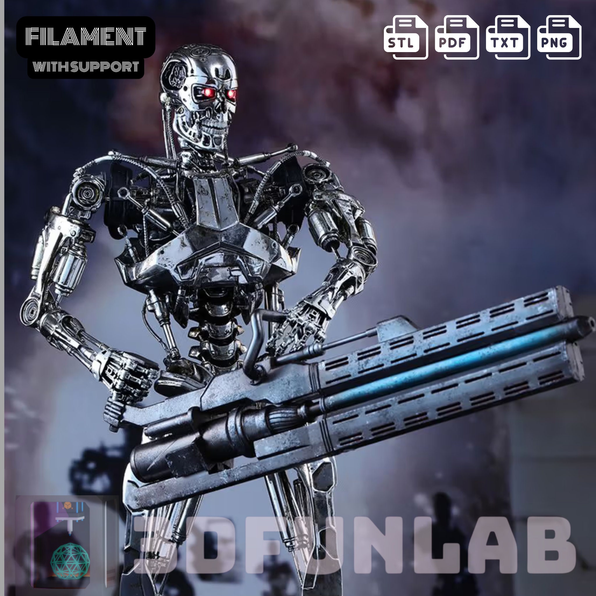 Terminator T800 Genisys Endoskeleton, Real Details, Life Size, Assembly ...